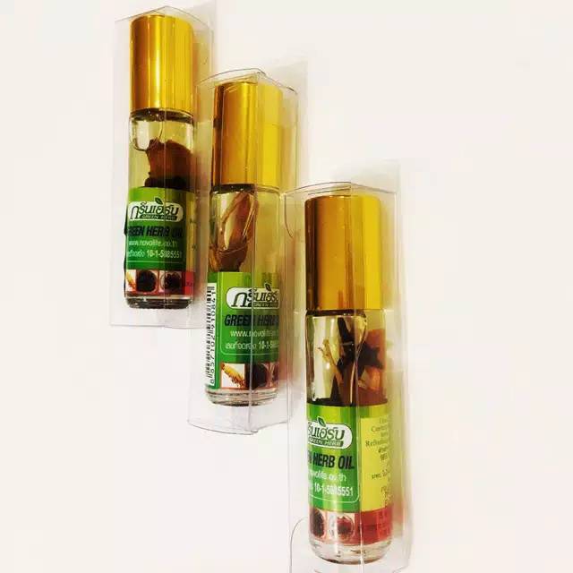 Jual Produk original dari Thailand Green Herb Oil minyak angin | Shopee ...