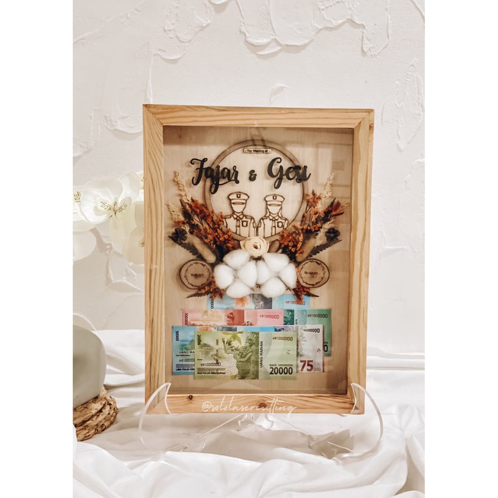 Jual MAHAR RUSTIC 02 UK 25 X 35 CM / MAHAR PERNIKAHAN / WEDDING ...