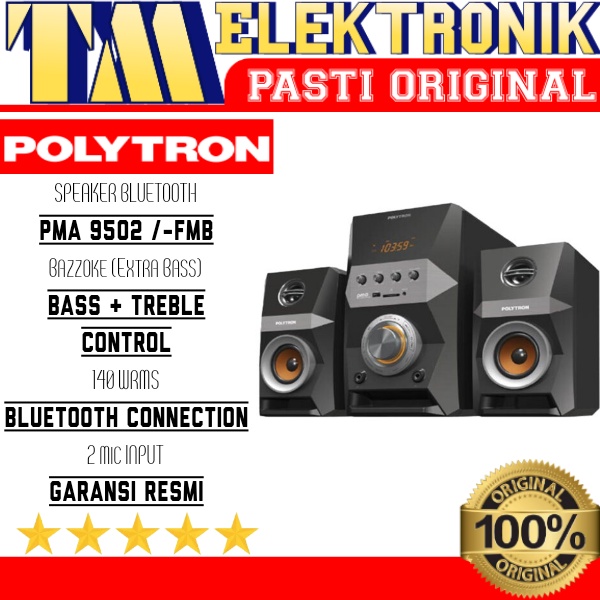 Jual SPEAKER AKTIF POLYTRON PMA-9522 | Shopee Indonesia