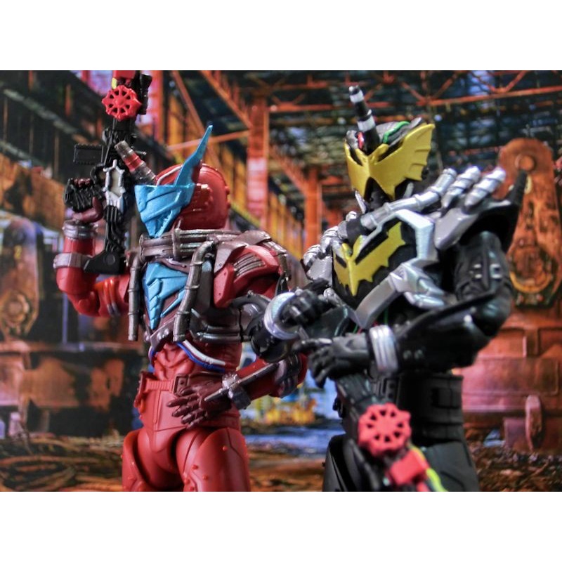 Jual SHODO-O Kamen Rider 6 - Night Rogue & Blood stark + Parts weapon ...