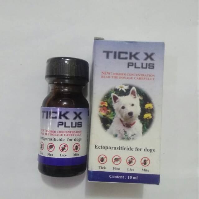 Jual Obat Kutu Tick X Plus 10ml Obat Kutu Anjing 10ml | Shopee Indonesia