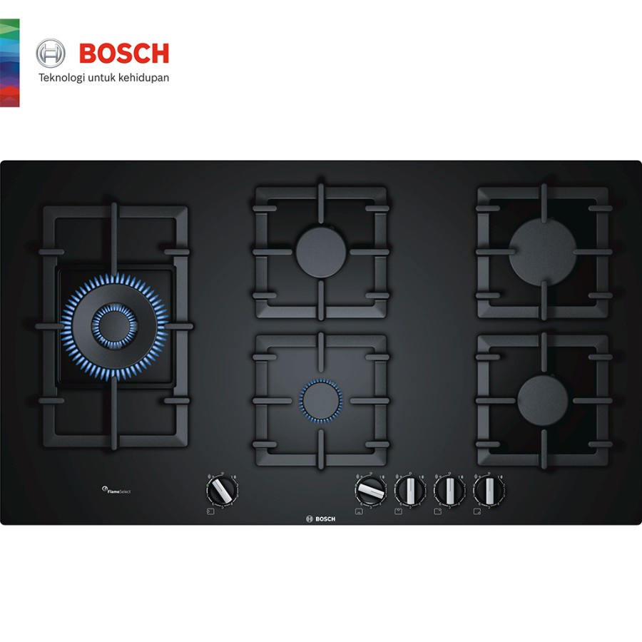 Jual BOSCH PPS9A6B90 KOMPOR GAS TEMPERED GLASS 5 TUNGKU 90 CM | Shopee ...