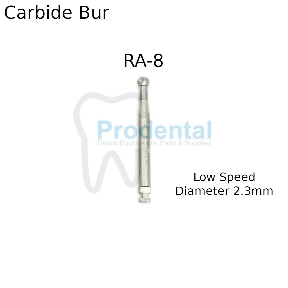 Jual Dental Bur Metal Bulat RA-8 Low Speed Bur Tulang Carbide Tungsten ...