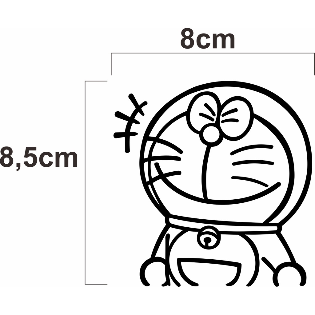 Jual Stiker cutting gambar doraemon, sticker doraemon | Shopee Indonesia