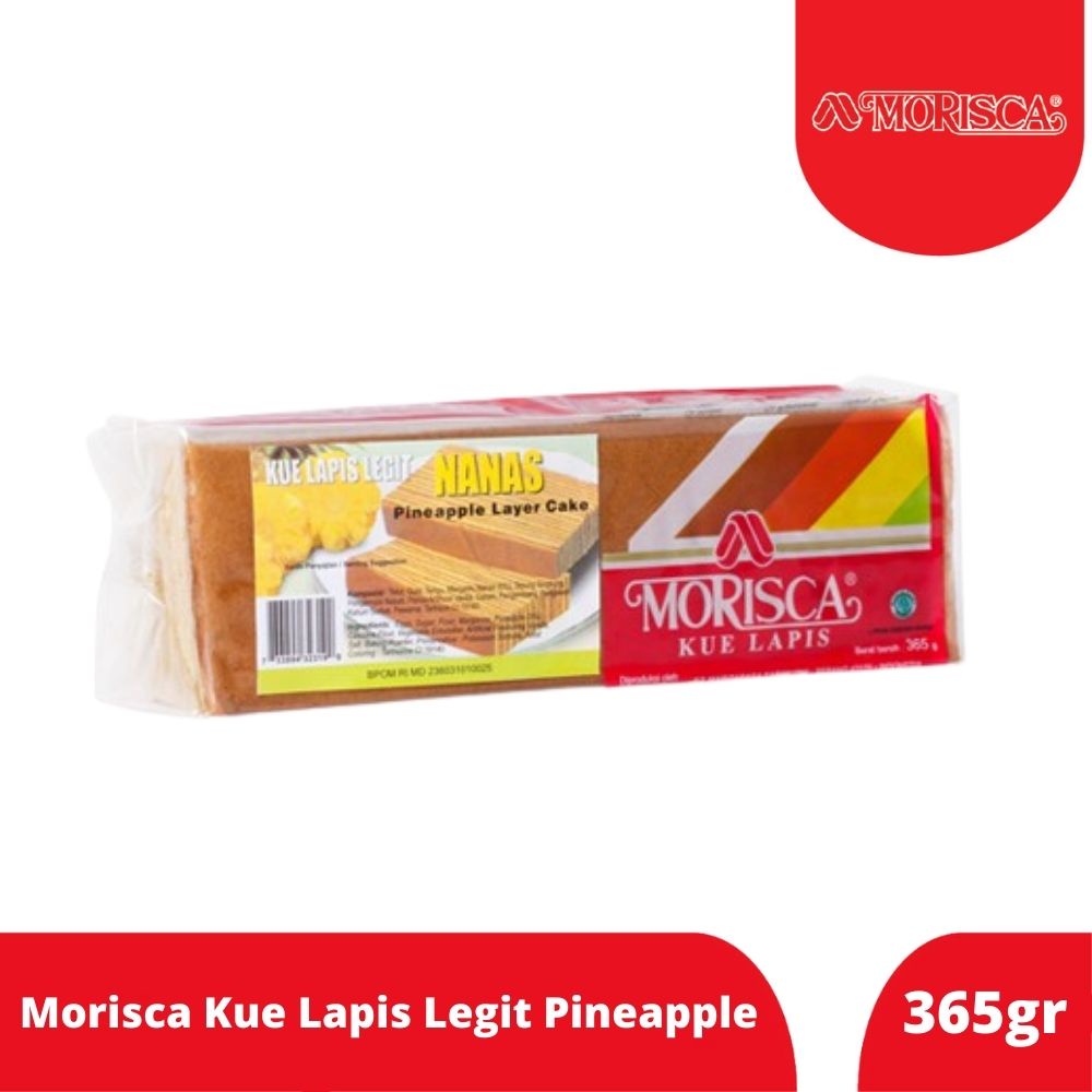 Jual KCC319 - Morisca Kue Lapis Legit Pineapple 365gr | Shopee Indonesia