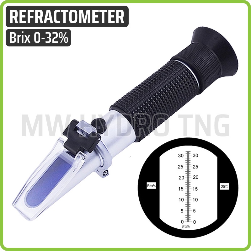 Jual Alat Ukur Kadar Gula / Brix Refractometer 0-32% | Shopee Indonesia