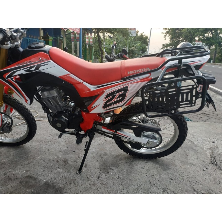 Jual M15 Rak Samping Bracket Side Box Honda CRF 150 | Shopee Indonesia