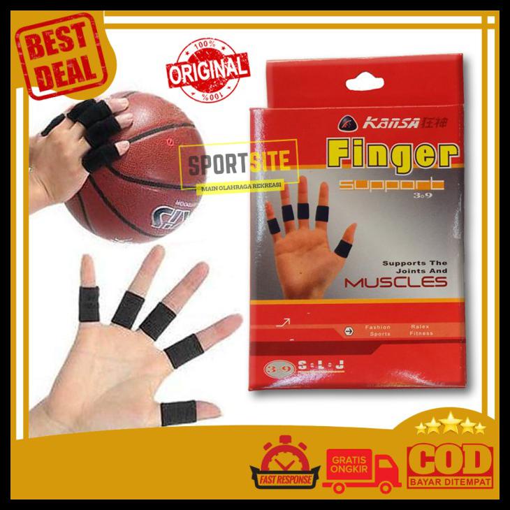 Jual Finger Support Pelindung Jari Tangan Kiper Voli Futsal Bola ...