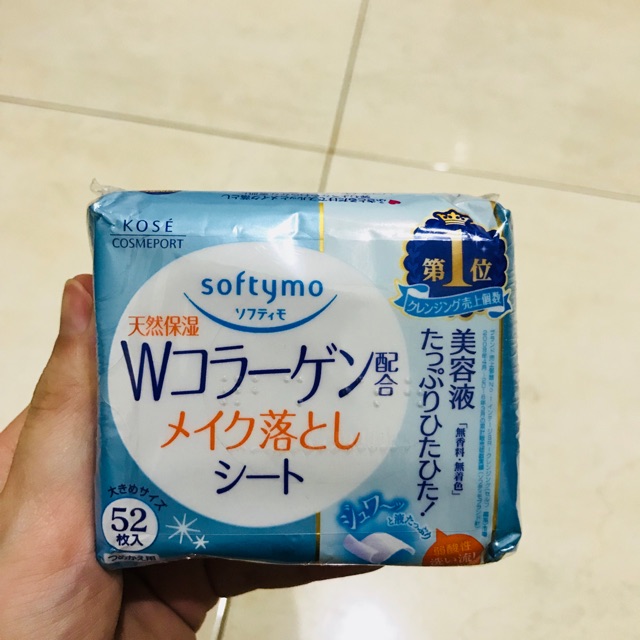 Jual softymo wet make up tissue 52 sheet | Shopee Indonesia