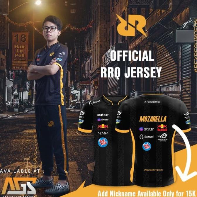 Jual Jersey Team RRQ Black Official Termurah | Shopee Indonesia