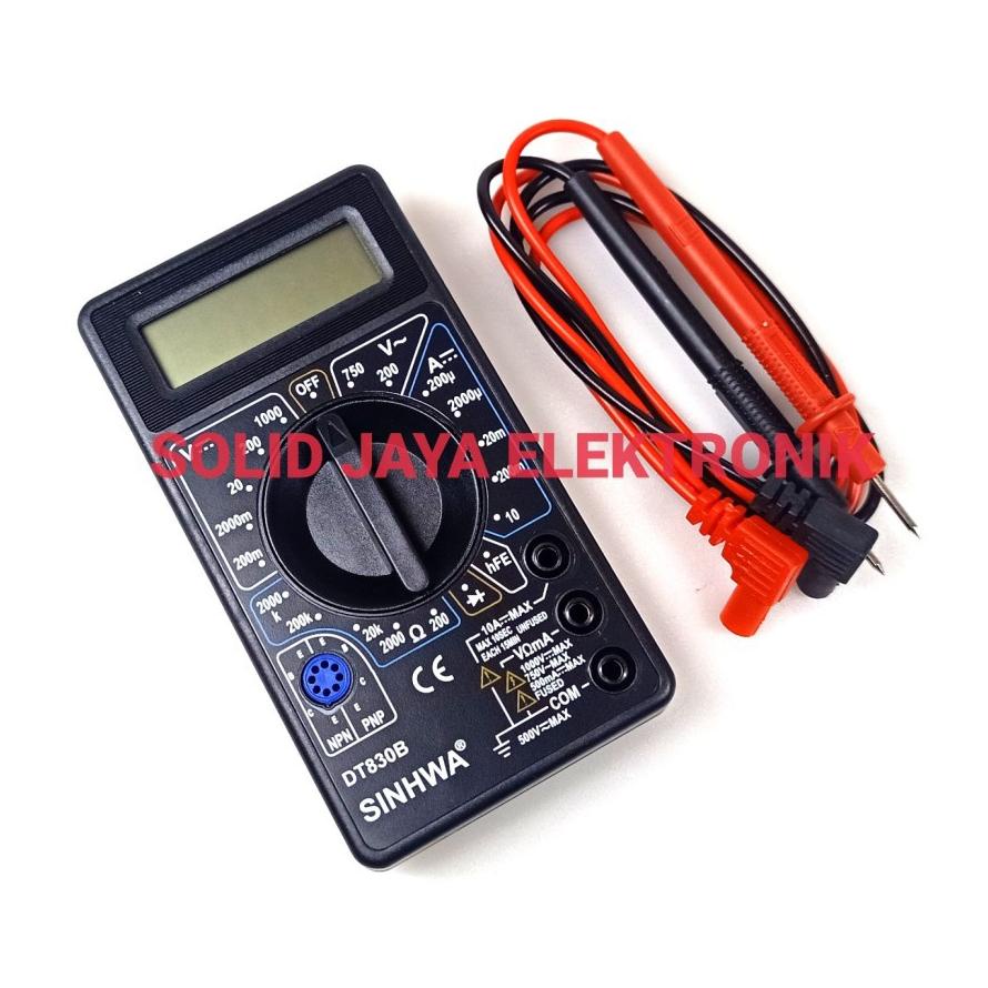 Jual Tester Digital Dt830B Multi Tester Meter Multitester Mini Kecil Dt ...