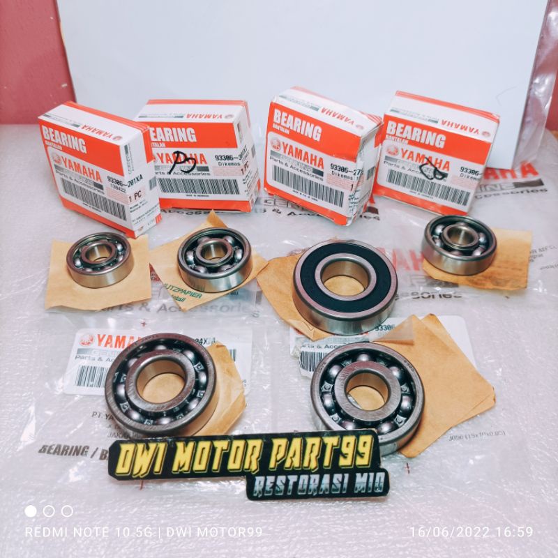 Jual LAKER BEARING RASIO SET MIO M3 Z SOUL GT X RIDE FINO F1 125 ...