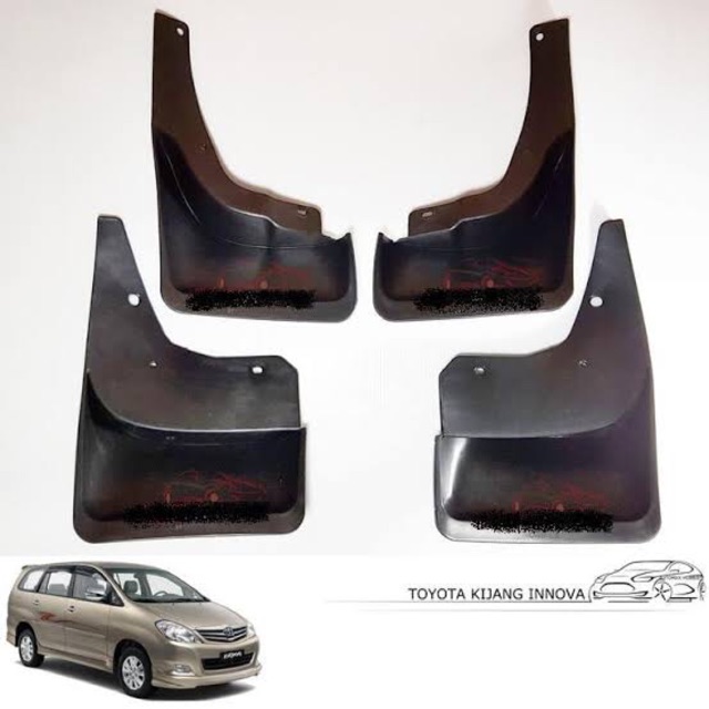 Jual INNOVA 2008 SAMPAI 2014 ALAS LUMPUR / TAHANAN KARPET LUMPUR BUMPER ...