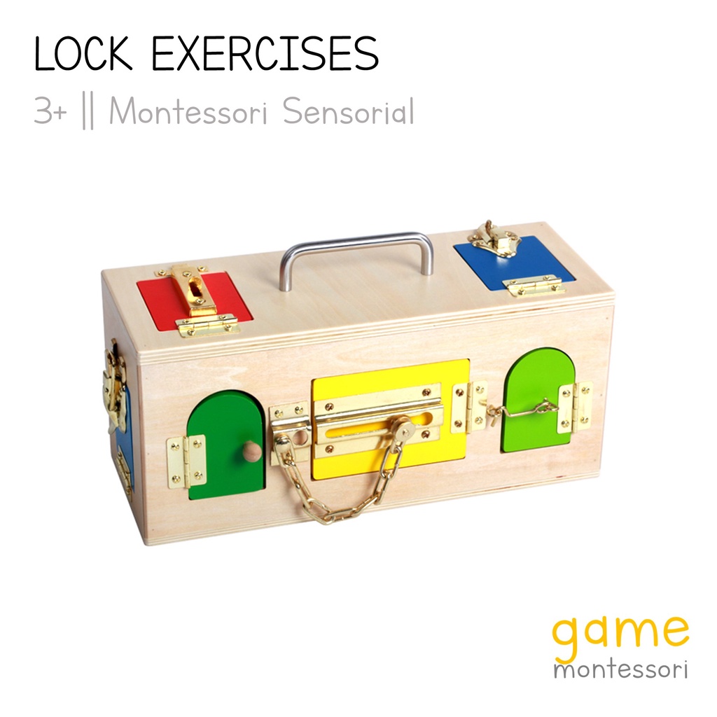 Jual Game Montessori Lock Box | Shopee Indonesia