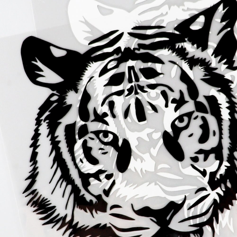 Jual Cutting Stiker Mobil Vinyl Sepeda Motor Kepala Harimau Sangar ...