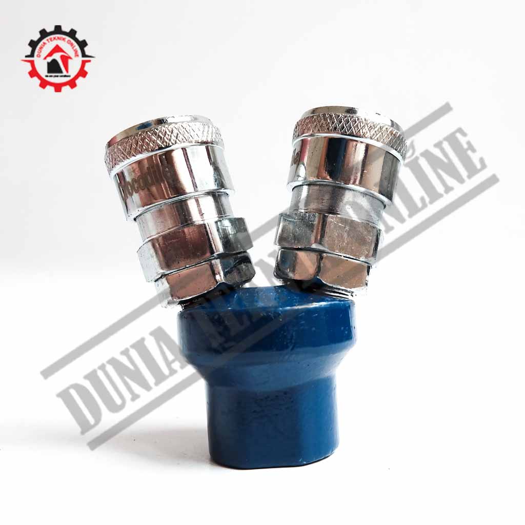 Jual Quick Coupler 2 Way Nepple Selang Mesin Kompresor 2 Cabang 1/4 ... Jual Quick Coupler 2 Way Nepple Selang Mesin Kompresor 2 Cabang 1/4 ...