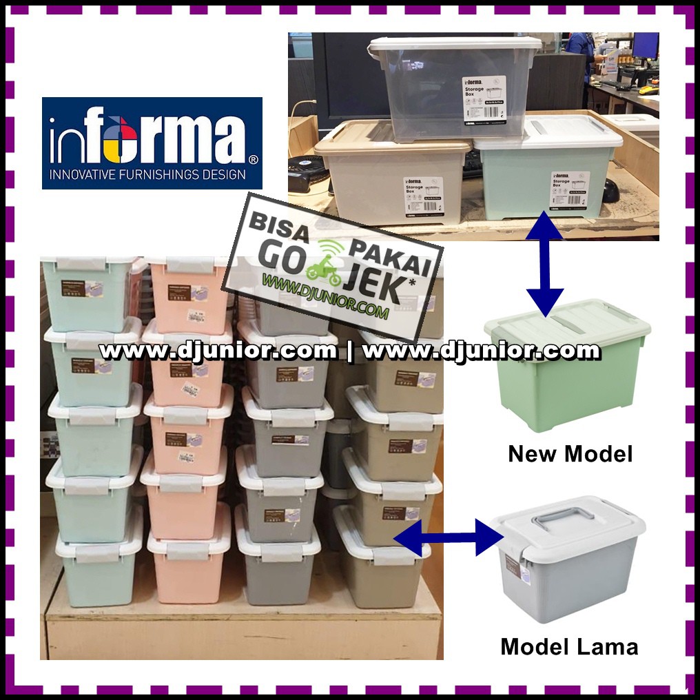 Jual INFORMA - KOTAK PENYIMPANAN STORAGE BOX / WADAH TEMPAT MAINAN ...