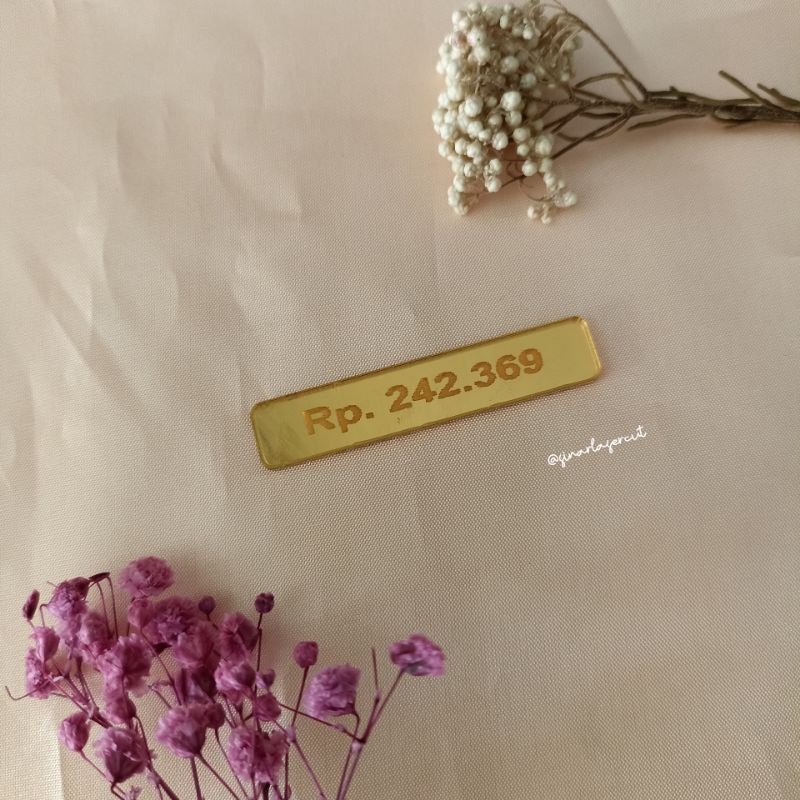 Jual Plat grafir akrilik/Grafir mahar akrilik | Shopee Indonesia