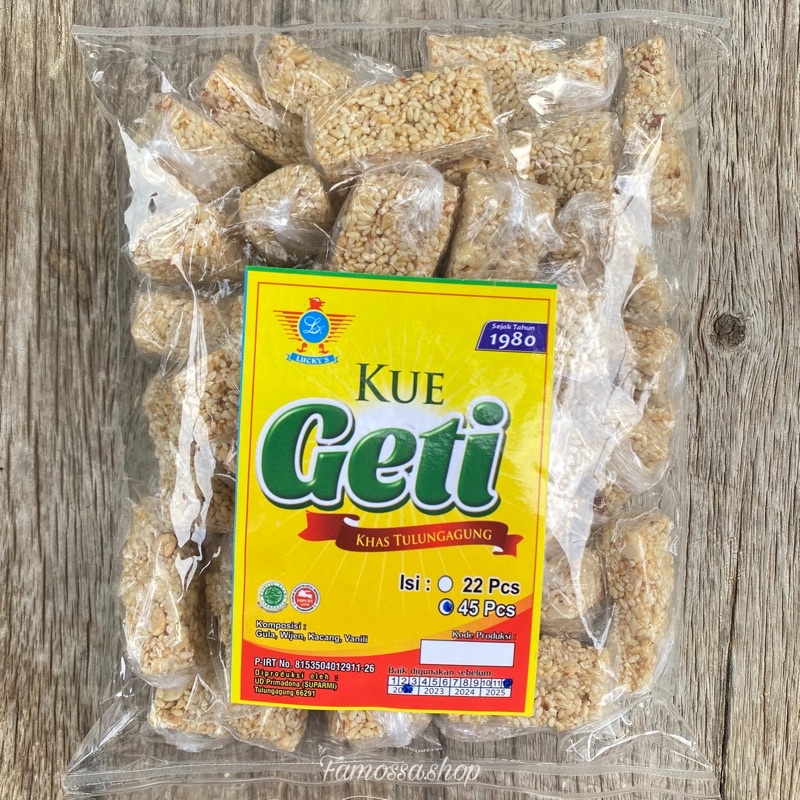 Jual KUE GETI WIJEN KHAS TULUNGAGUNG ISI 45 BIJI | Shopee Indonesia