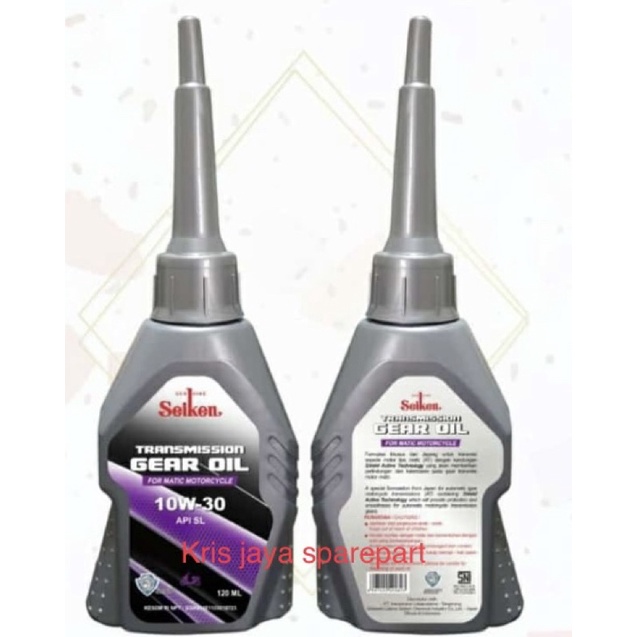 Jual Oil Gear Gardan 10w-30 120ml untuk oil gardan motor matic merk ...