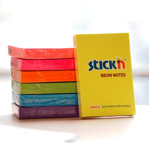 Jual Stick'n Regular Notes 21132 (3x2) Neon Yellow / sticky note ...