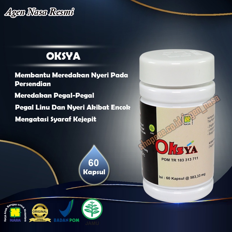 Jual Oksya Nasa Obat Herbal Syaraf Kejepit Dan Pegal Linu | Agen Nasa ...