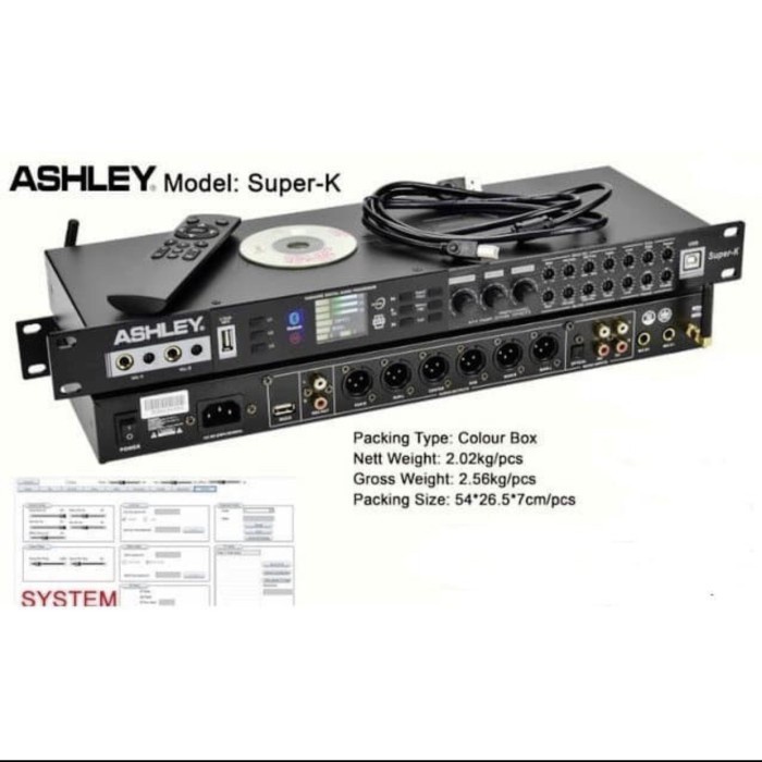 Jual Karaoke Processor Ashley Super-K Super K Original | Shopee Indonesia