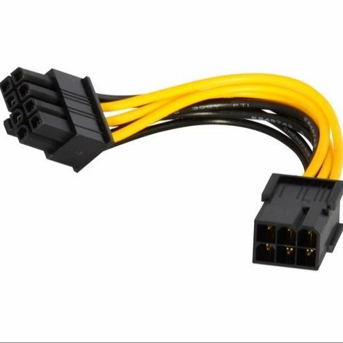 Jual Kabel Power VGA / Adapter 6 Pin to 8 Pin / 6Pin ke 8Pin PCIE / PCI ...