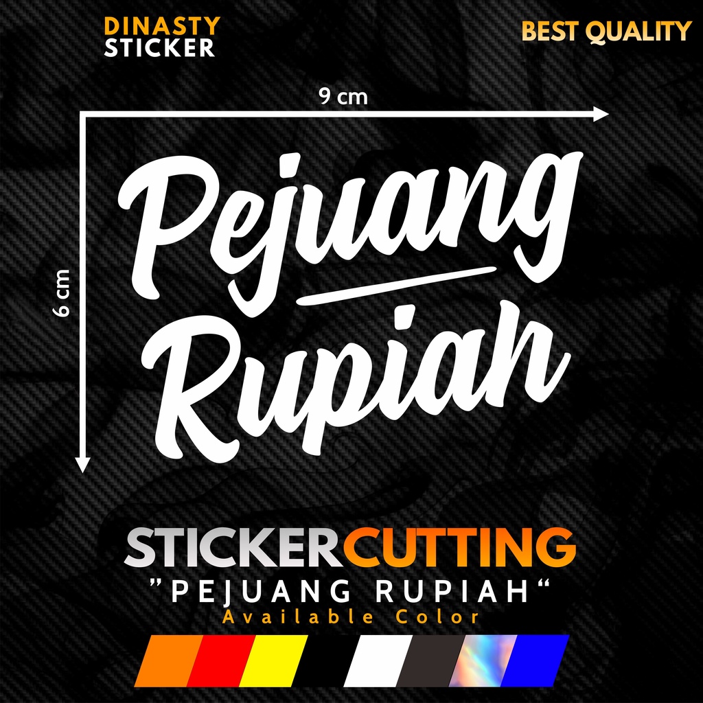 Jual STICKER STIKER CUTTING VIRAL PEJUANG RUPIAH | Shopee Indonesia