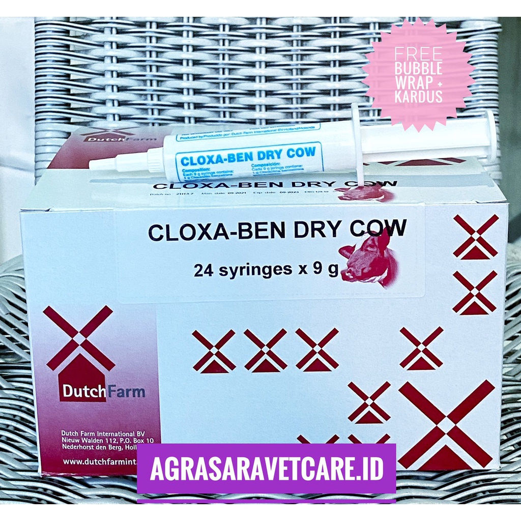 Jual Cloxa-ben Dry Cow 9 gram (1 SYR) - obat mastitis ternak masa ...