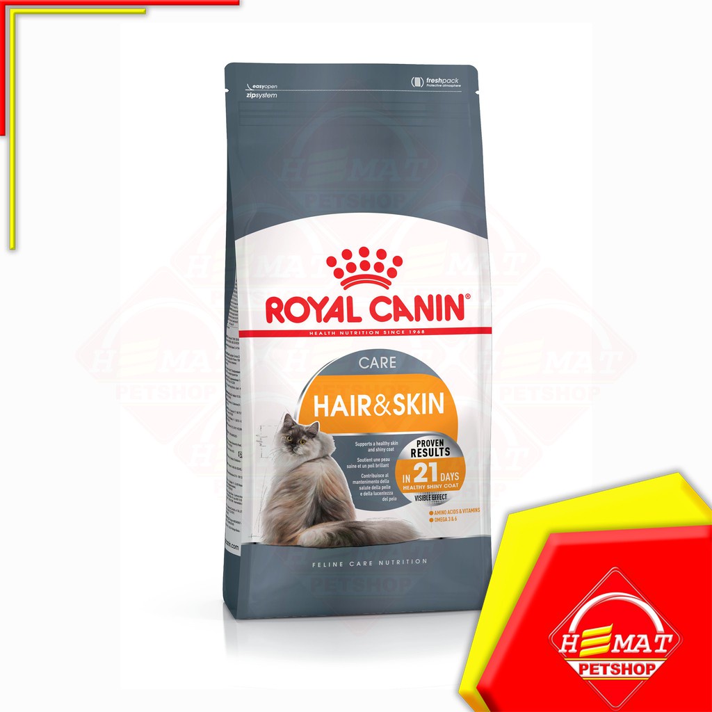 Jual Makanan Kucing Royal Canin Hair & Skin 2 Kg / Hair and Skin 2 kg ...