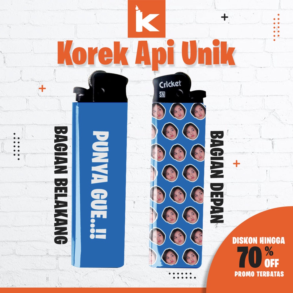 Jual Korek Api Unik Custom Cricket Mancis Termurah Gambar Foto Sendiri ...