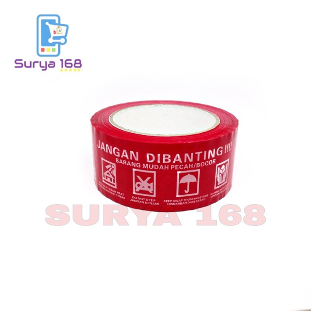 Jual LAKBAN ISOLATIF ISOLASI SOLATIP FRAGILE | Shopee Indonesia