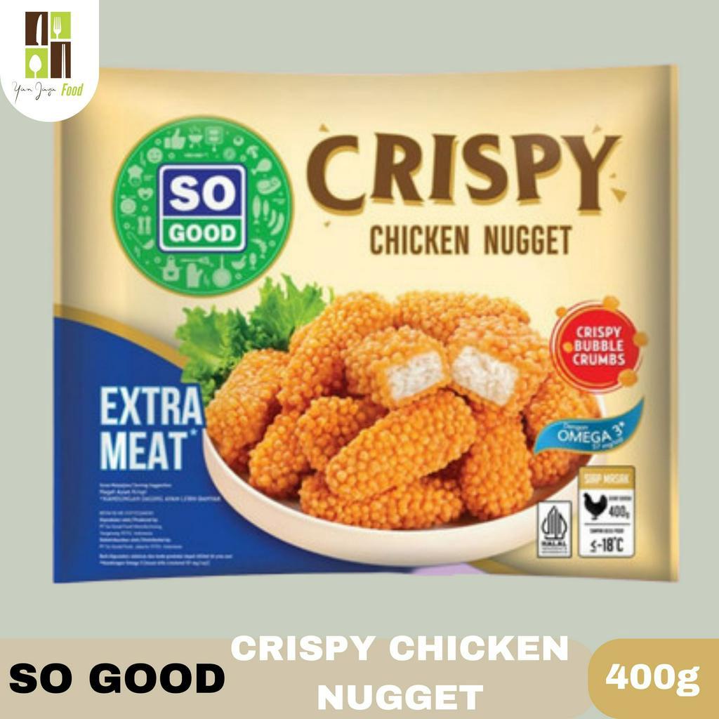 Jual So Good Crispy Chicken Nugget/ Crispy Bubble Crumb 400G | Shopee ...