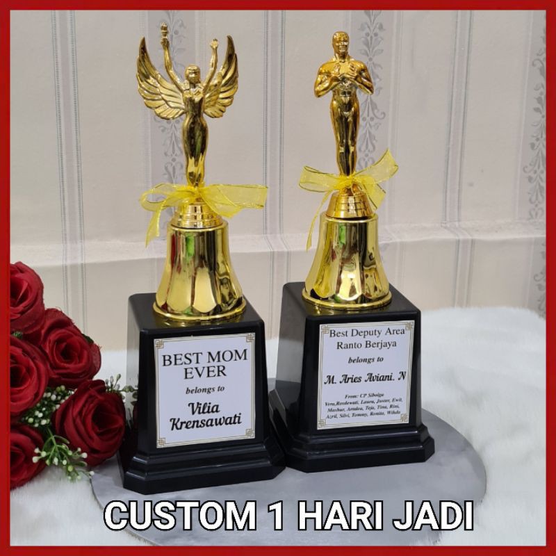 Jual Trophy Piala Oscar Custom/Piala Citra Hadiah Wisuda kado unik ...