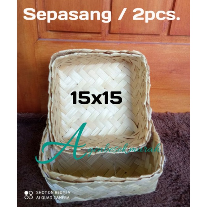 Jual BESEK BAMBU 25X25 22X22 20X20 18X18 16X16 15X15 14x14 MURAH ...