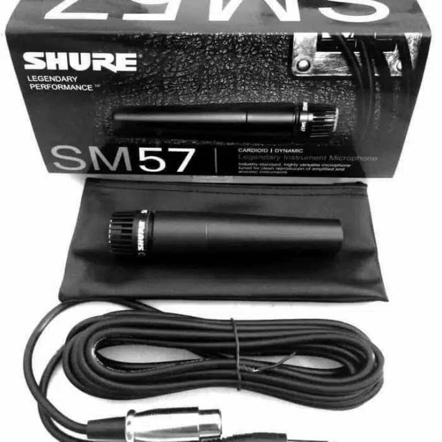 Jual Mic Cable Kabel SM 57 SM57 Instrument.grade A mic nya berat.bagus ...