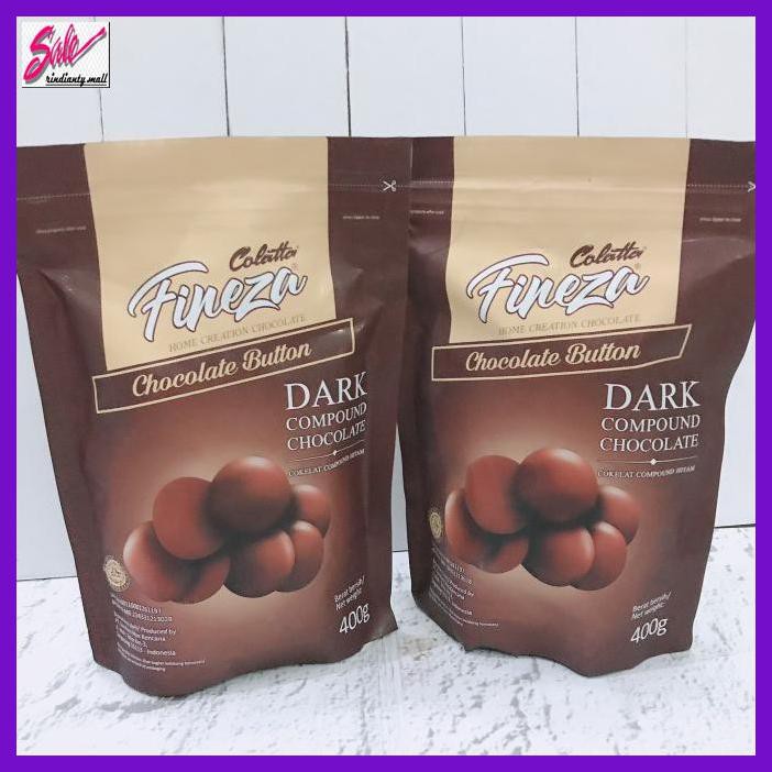 Jual SAKMACOKLAT- COLATTA FINEZA CHOCOLATE BUTTON - DARK COMPOUND ...