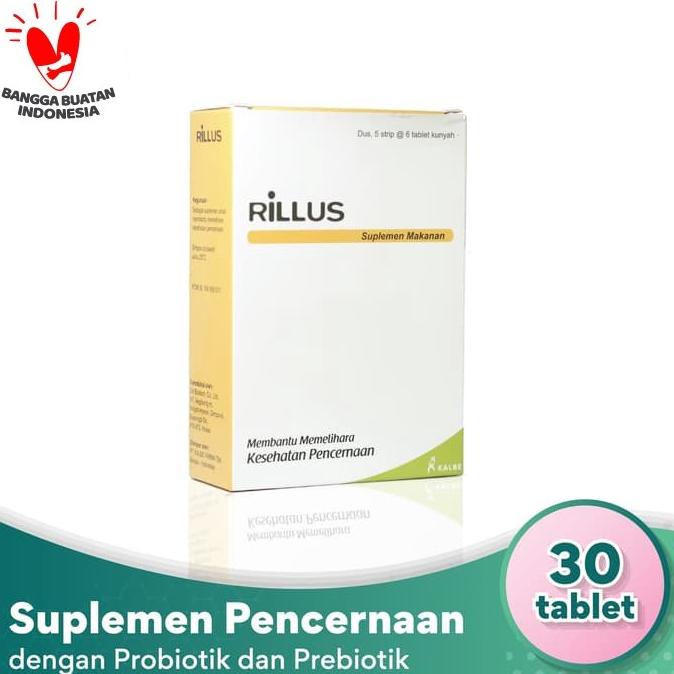 Jual Rillus Box Isi 30 Tablet Membantu Memelihara Kesehatan Pencernaan ...