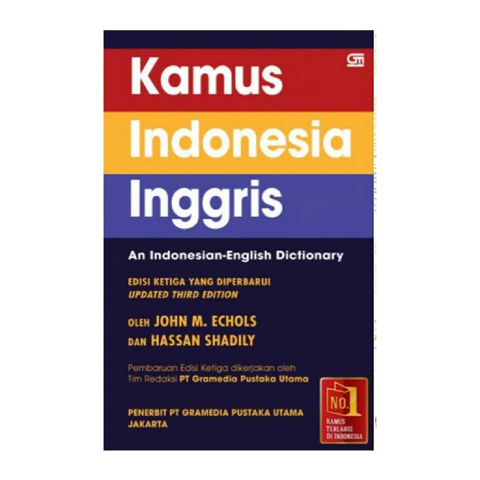 Jual KAMUS INDONESIA - INGGRIS EDISI KETIGA YANG DIPERBARUI (HC ...