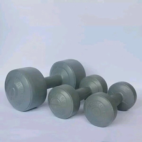 Jual BARBEL 10 kg PVC Dumble 10kg Angkat Beban Pemberat Tangan Dumbel Plastik Fitness Gym Berat ...