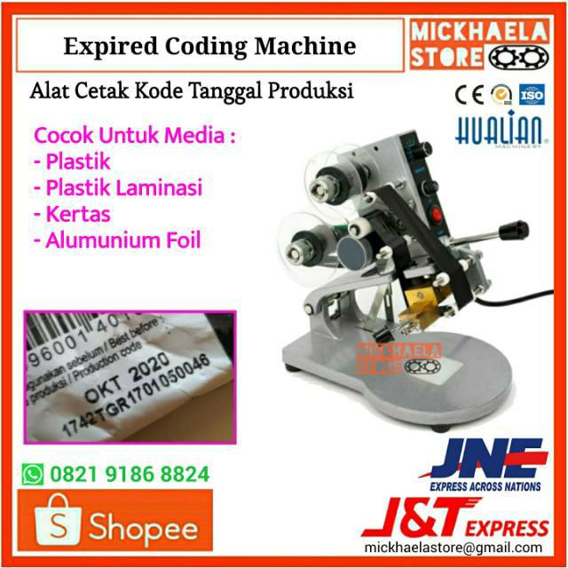 Jual Expired Date Printing Alat Cetak Tanggal Kadaluarsa Manual Code ...