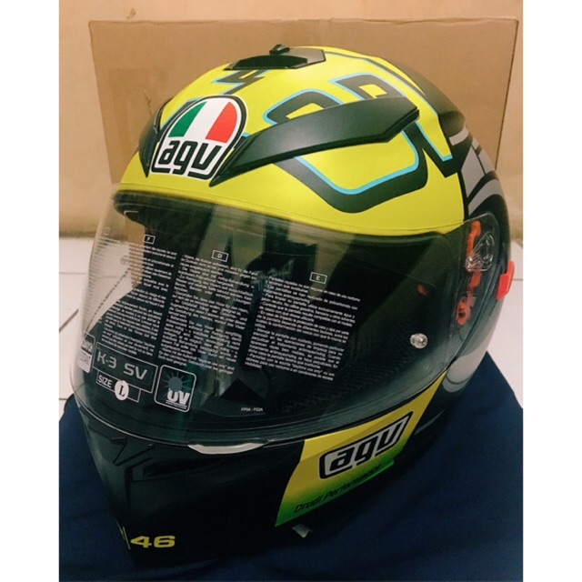 Jual Helm AGV K3SV Wintertest Matte Black | Shopee Indonesia