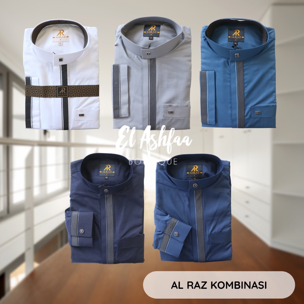 Jual Jubah Saudi | Gamis Pria | Al Raz Kombinasi Putih dan Warna - El ...