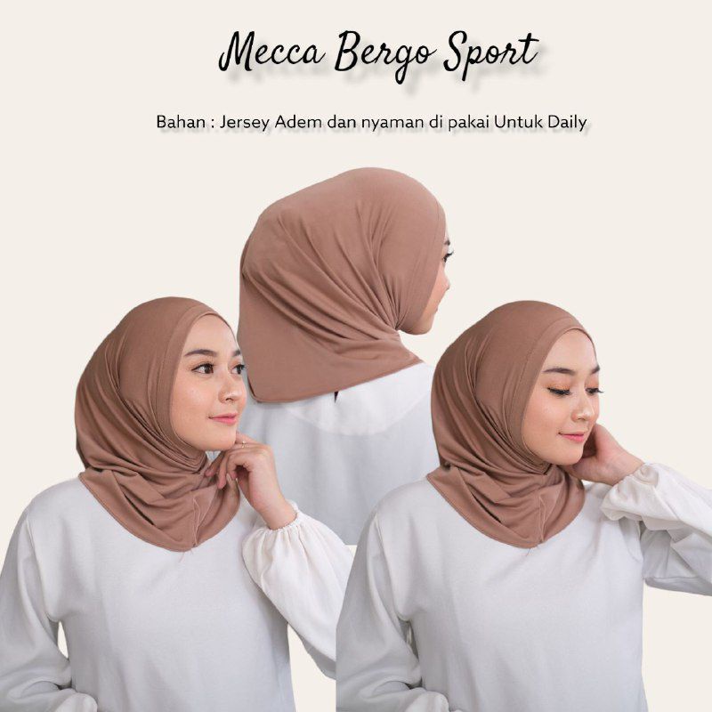 Jual Hijab sport Non pet size S M L XL Inner Ciput Ninja Antem Anti Budeg Daleman Hijab Bergo ...