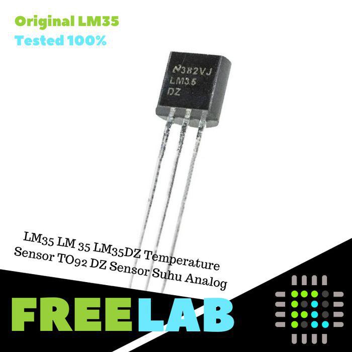Jual LM35 LM 35 LM35DZ Temperature Sensor TO92 DZ Sensor Suhu Analog ...