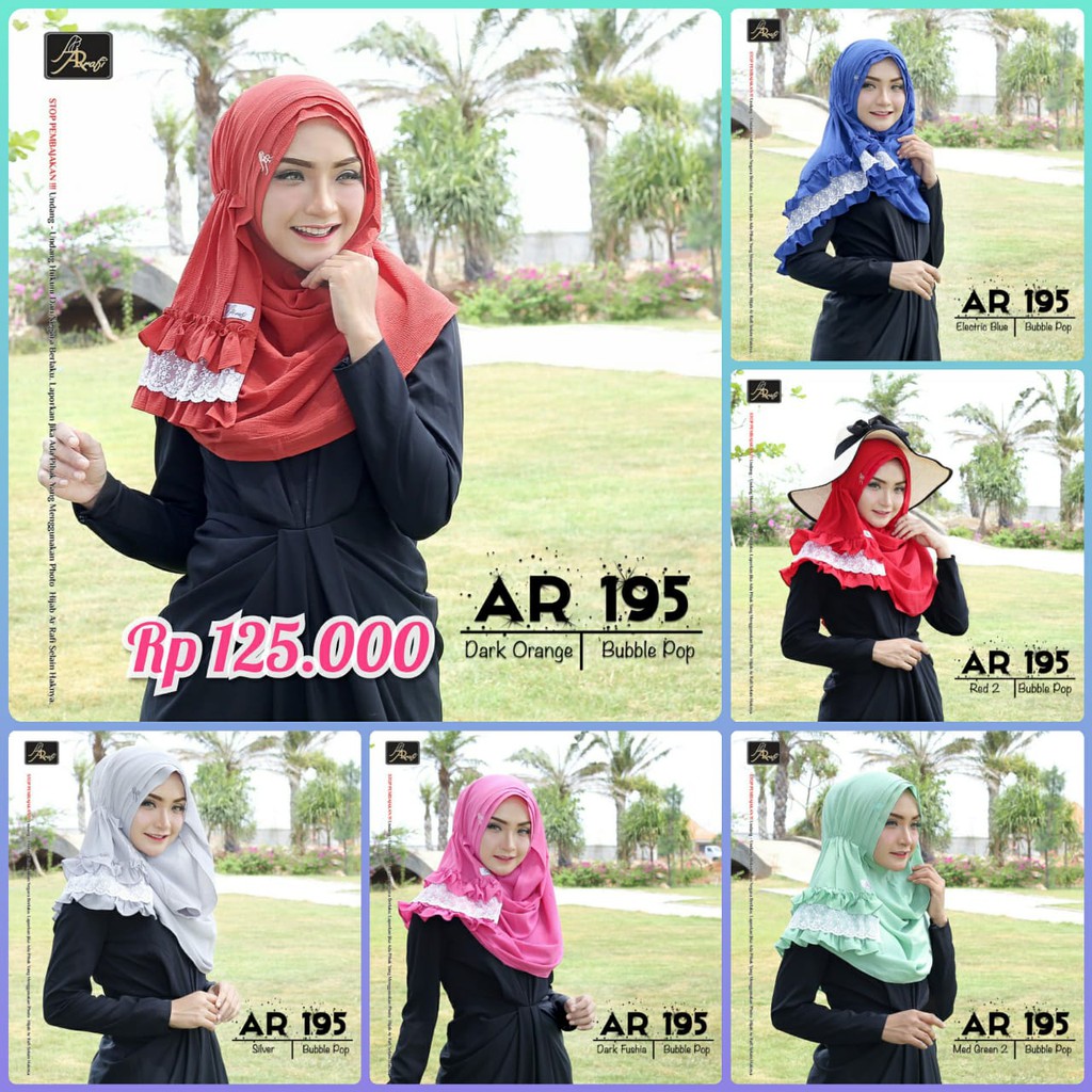 Jual AR 195 (Original Hijab Ar Rafi) | Shopee Indonesia