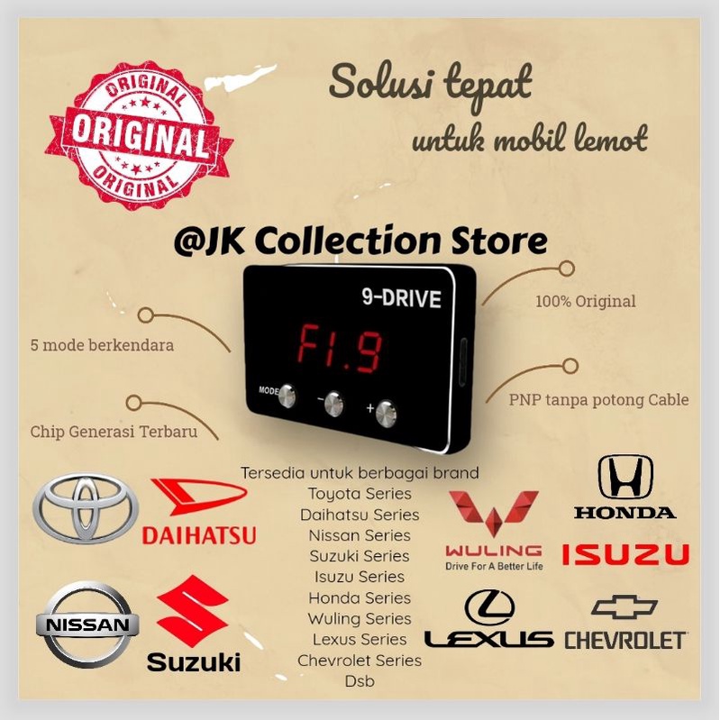 Jual 9 Drive Throttle Controller 9-Drive Throttle Controller Piggyback ...