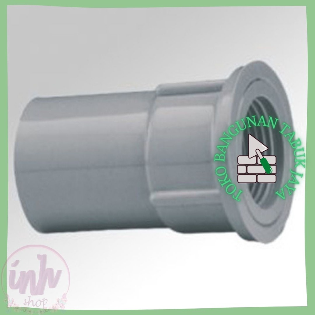 Jual FAUCET SOCKET SOK DRAT DALAM TEBAL PVC 1/2" - 1 1/2" | Shopee ...