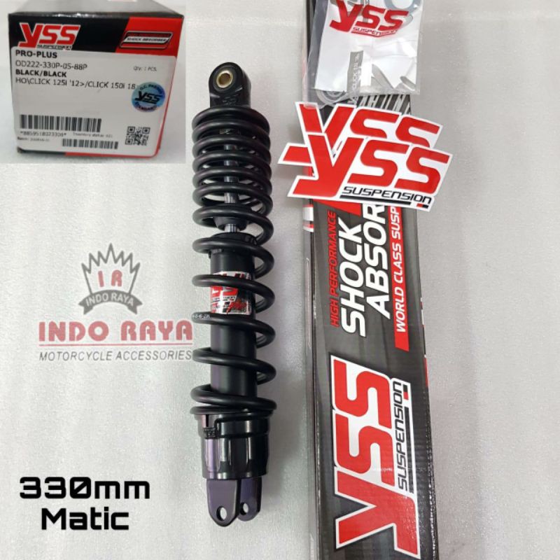 Jual shock YSS pro-zr 330mm vario 125 vario 150 300mm mio vario carbu ...